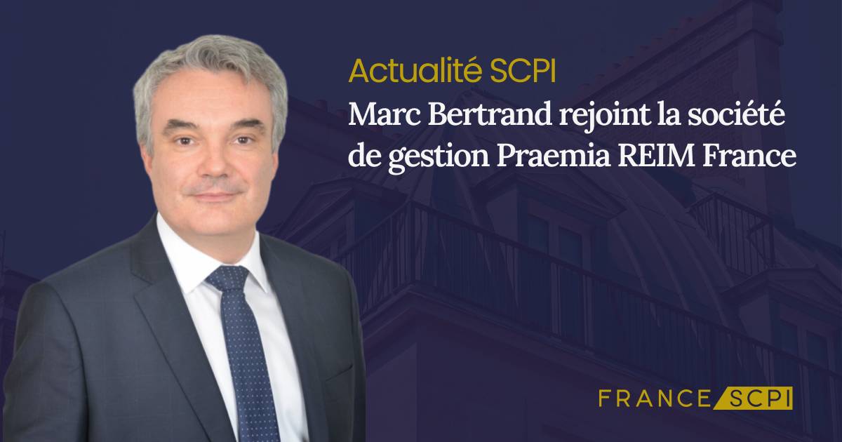 Marc Bertrand rejoint la société de gestion Praemia REIM France