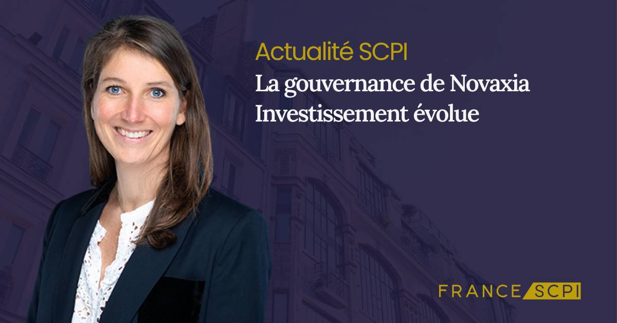 La gouvernance de Novaxia Investissement évolue