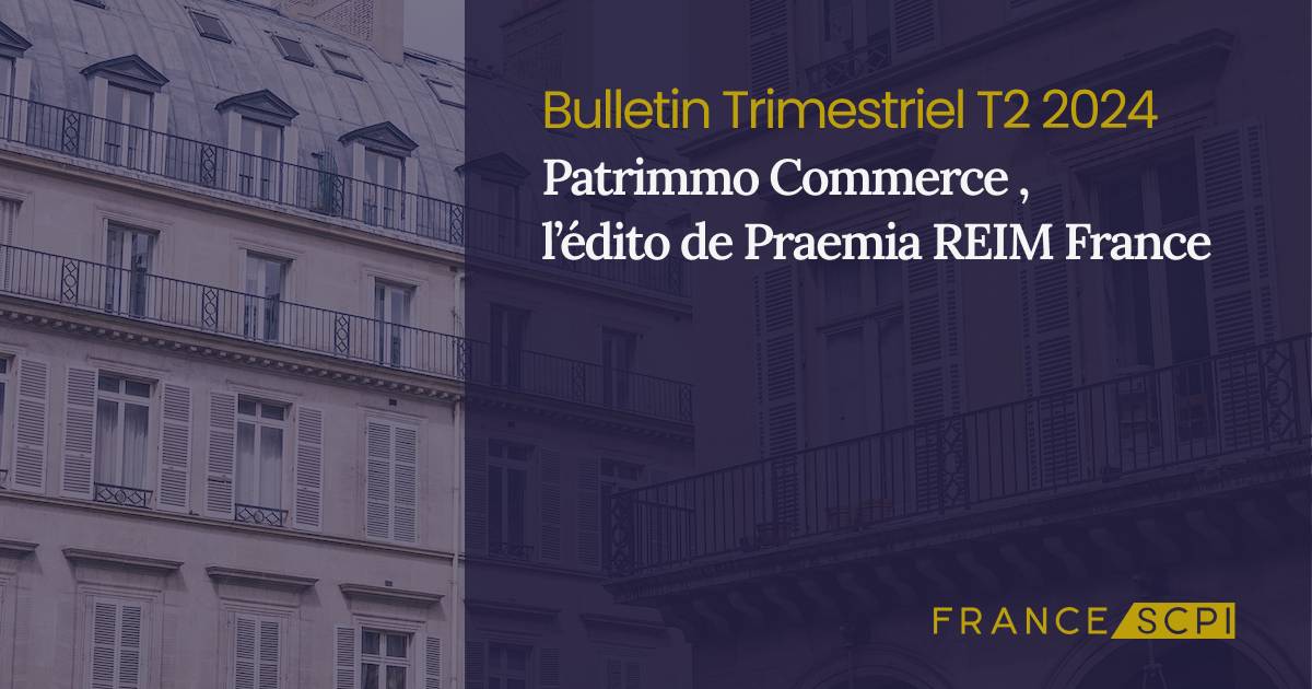 Patrimmo Commerce maintient une distribution stable