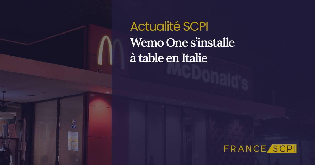La SCPI Wemo One s’installe à table en Italie