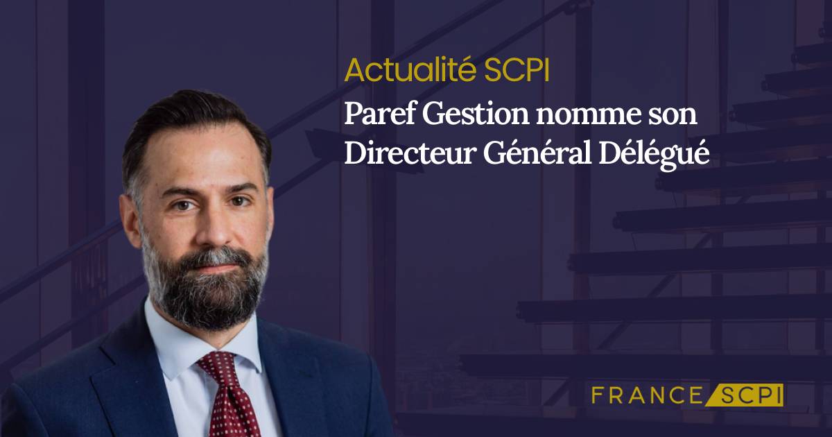 Nomination chez Paref Gestion d'un Directeur Général Délégué